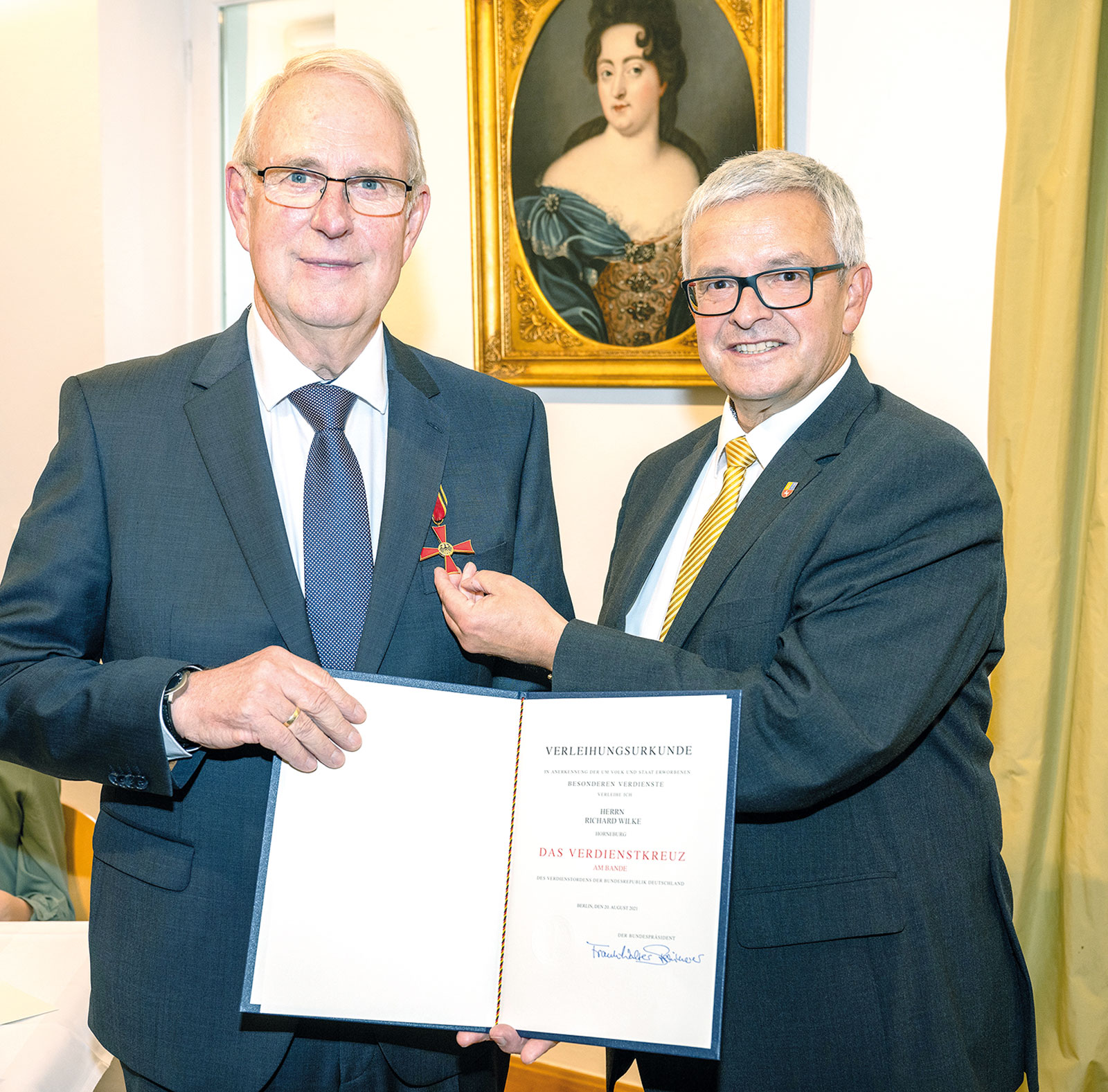 Bundesverdienstkreuz für Richard Wilke - Meine Samtgemeinde